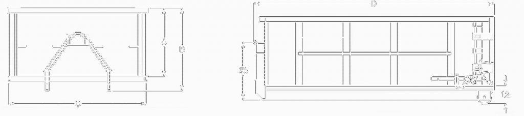 Hooklift Containers - Hook Lift Roll-Off Containers For Sale